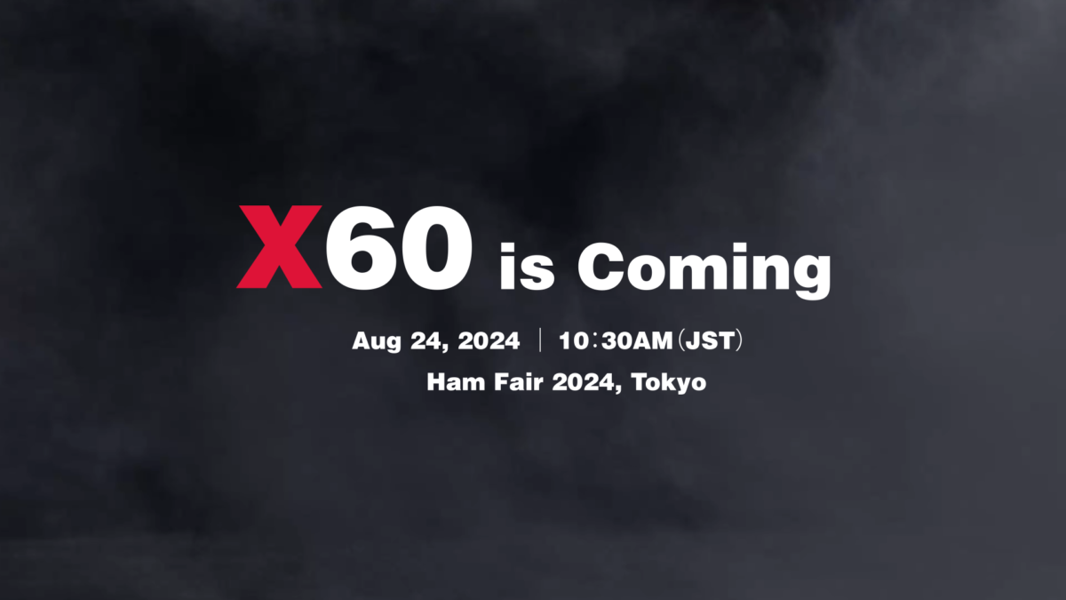 X60 Teaser-Trailer on YouTube Icom Inc. - Icom Europe