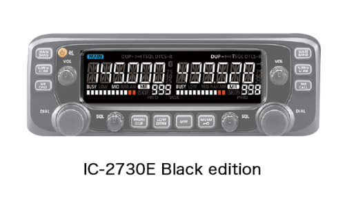 IC-2730E BLACK EDITION - Icom Europe